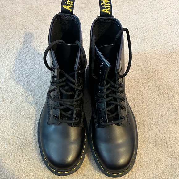 Dr. Martens | Shoes | Dr Martens Matte Black Combat Boots | Poshmark